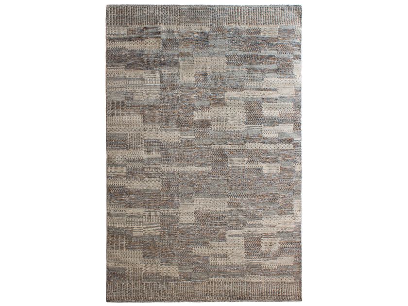 NOMAD ATLAS 5083 TAUPE/JEANS Handmade rectangular wool rug By Carpet ...