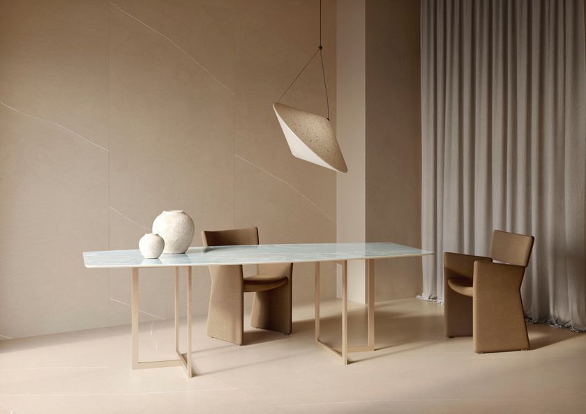 SHAPED Mesa para jardín rectangular de gres porcelánico By Casalgrande ...