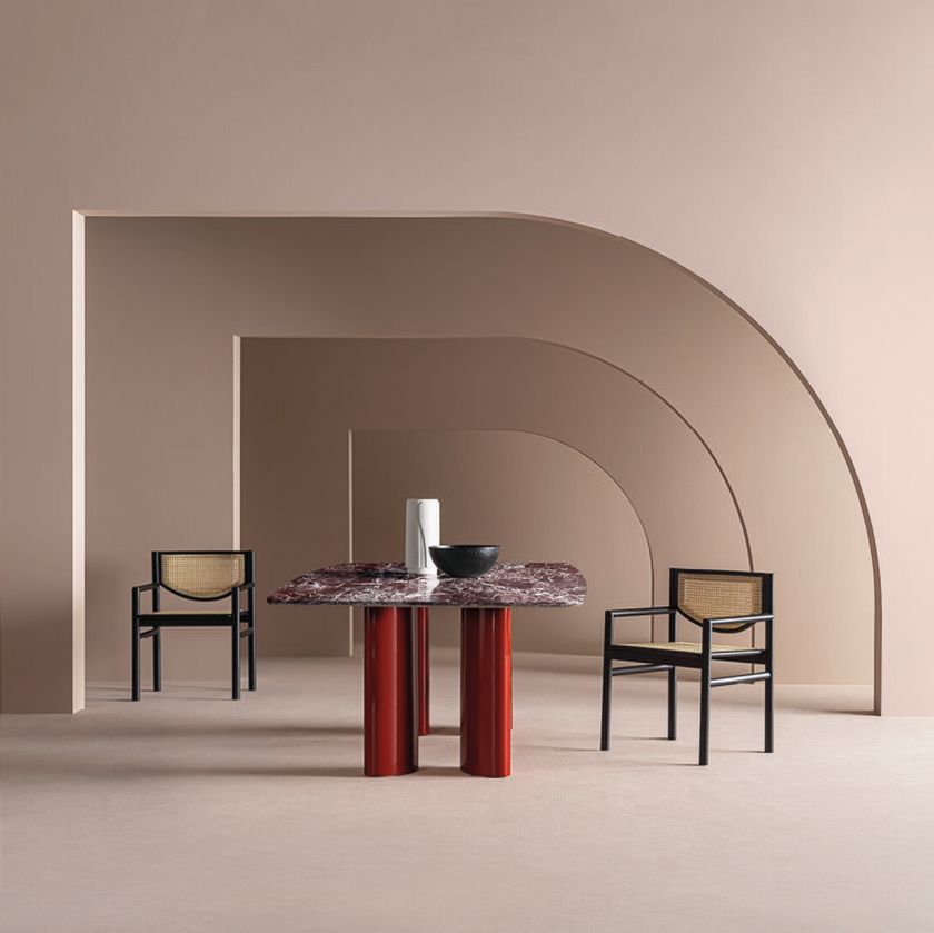 ARNE Rectangular marble table By Casamilano | design Roberto Lazzeroni