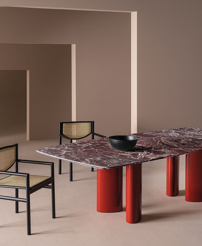 ARNE Rectangular marble table By Casamilano | design Roberto Lazzeroni