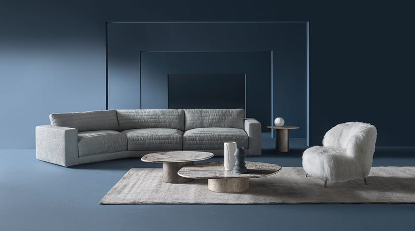 DHORA SLIM Fabric armchair By Casamilano | design Massimiliano Raggi