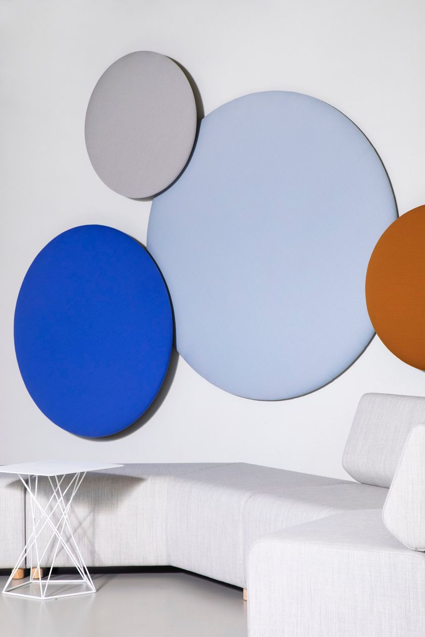 PILLOW ROUND Acoustic wall panel By Cascando