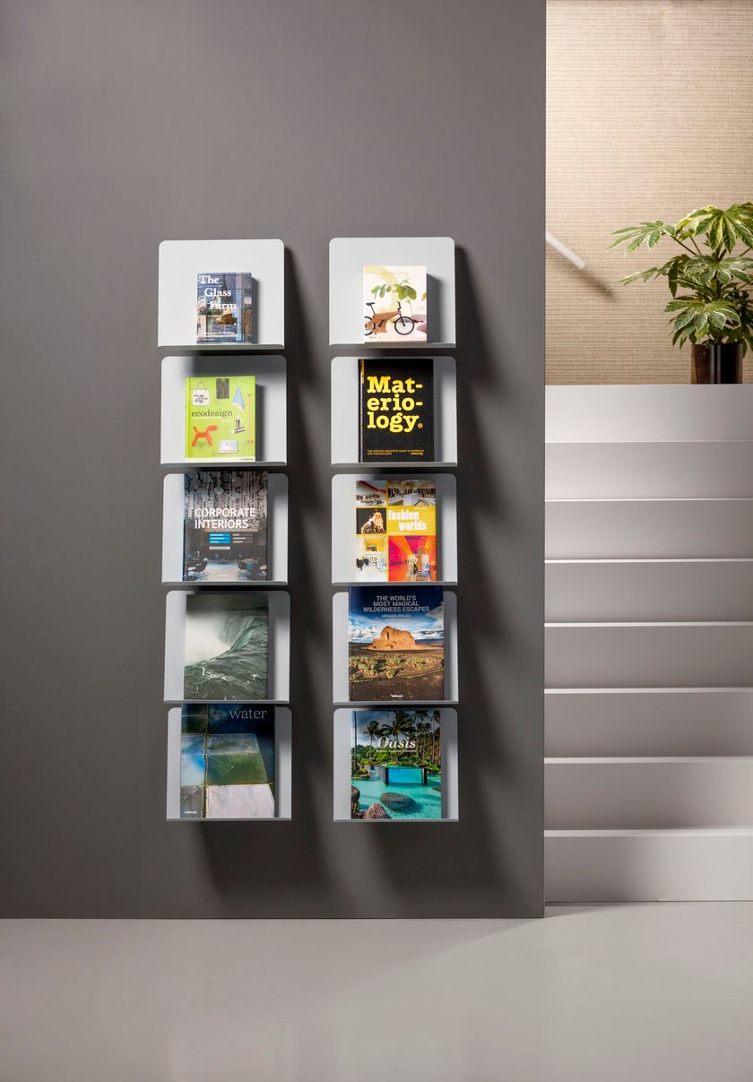 ROUND20 WALL Magazine rack By Cascando