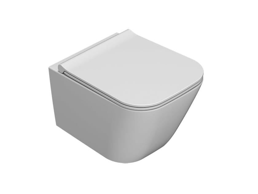 STONE Spülrandloses Wand-WC WC aus Keramik By Ceramica Globo