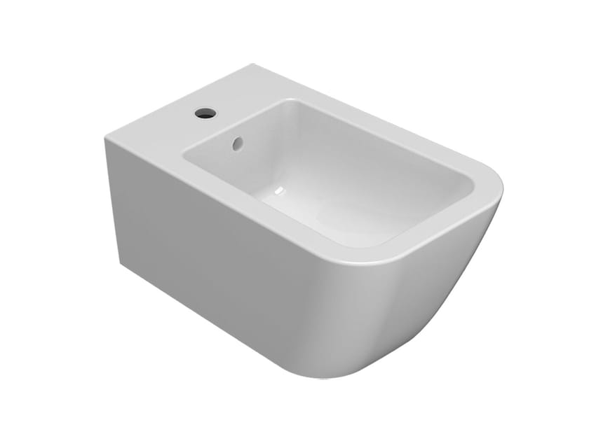 STONE Bidet sospeso in ceramica By Ceramica Globo