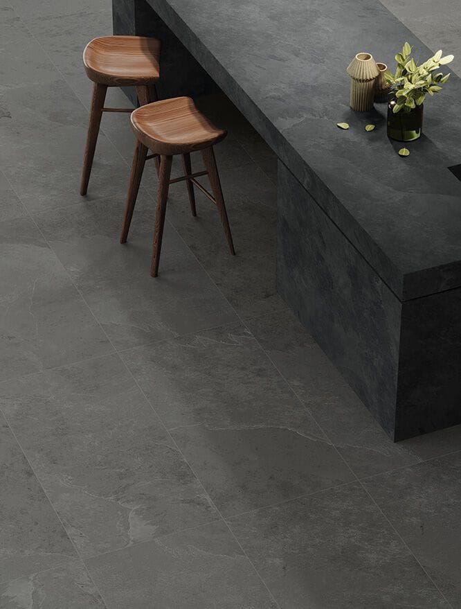 SLAB2 DARK Pavimento By Ceramiche Caesar
