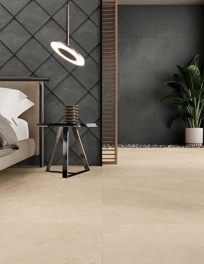 SLAB2 IRON Porcelain stoneware wall/floor tiles By Ceramiche Caesar
