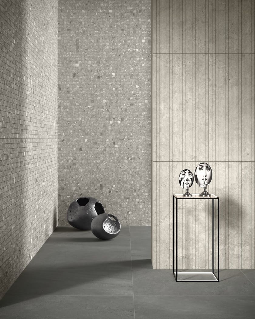 PORTRAITS BRERA Stone effect porcelain stoneware tiles By Ceramiche Caesar