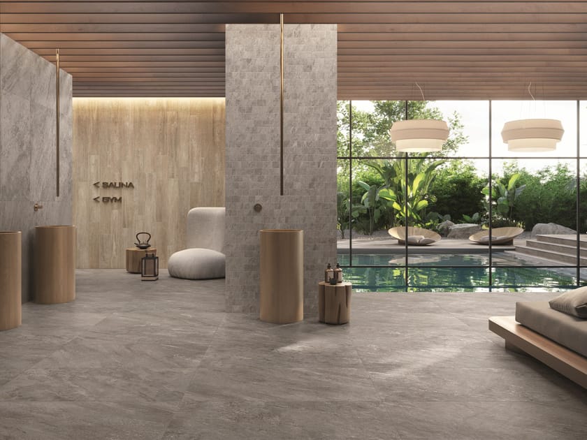 QUARTZ ESSENCE BURNT Indoor/outdoor porcelain stoneware wall/floor ...