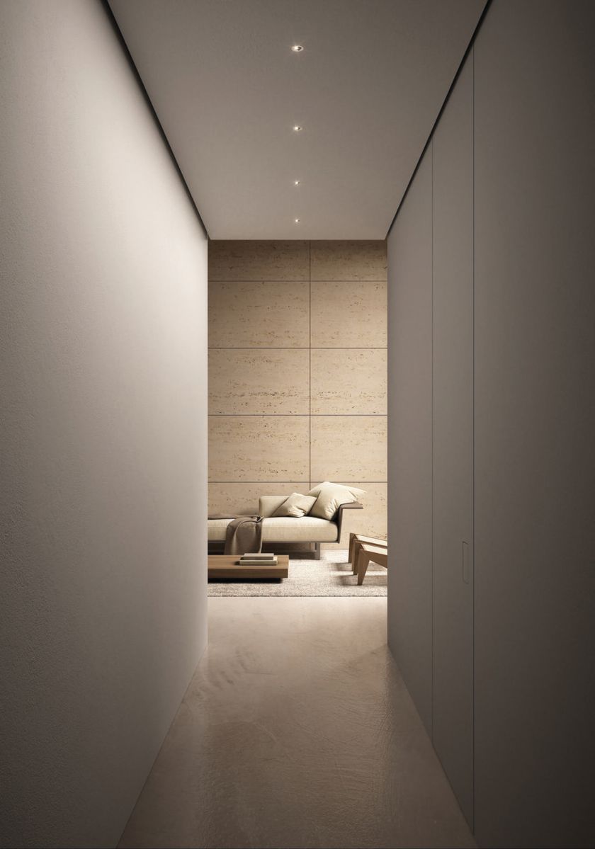 MENO WALL WASHER TRIMLESS Recessed LED wall washer By Cini&Nils