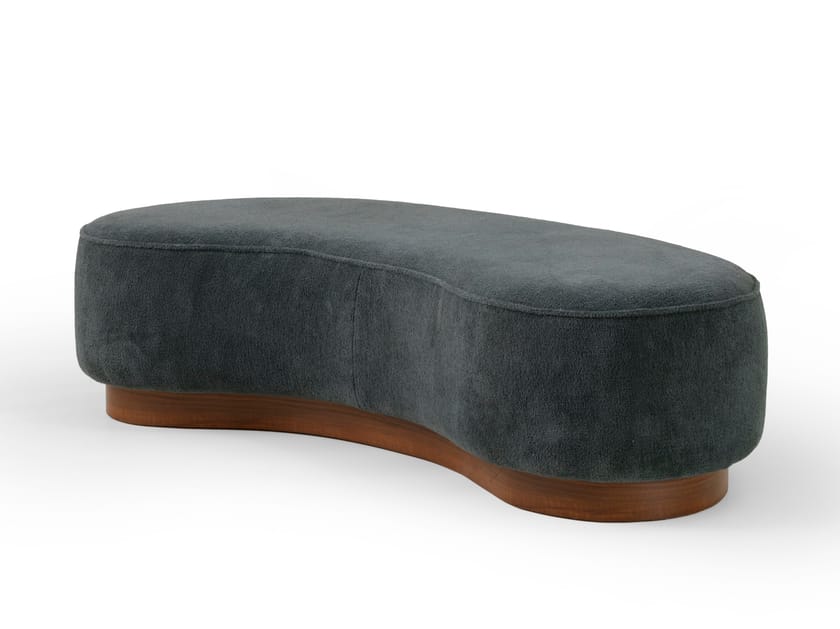 ANNA Oval fabric pouf By Collett & Victor
