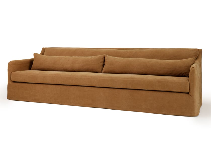 JANE Straight fabric sofa By Collett & Victor