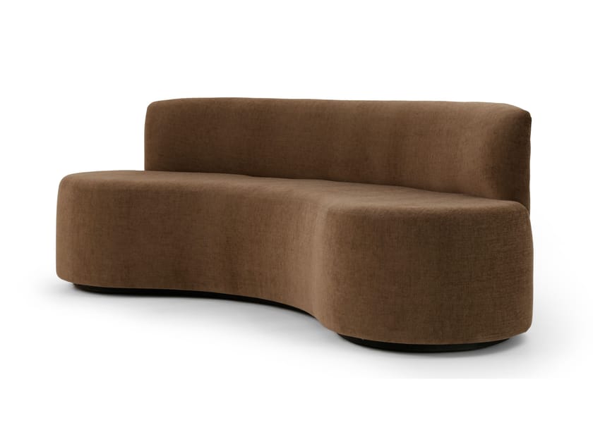 ROBIN Curved fabric sofa By Collett & Victor