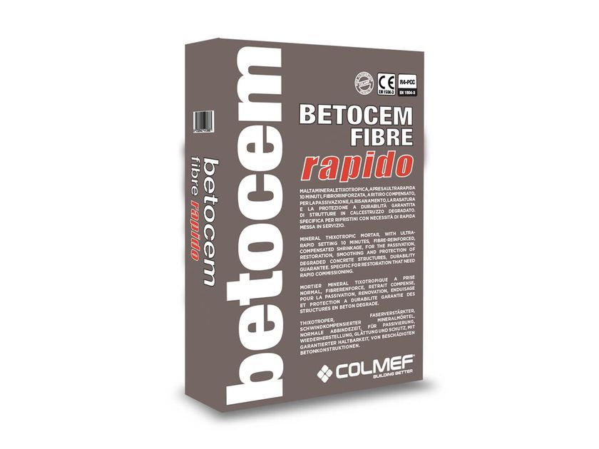BETOCEM FIBRE RAPIDO Malta e betoncino per il ripristino By Colmef