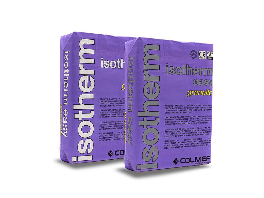 ISOTHERM EASY GRANELLO Rasante per intonaco By Colmef