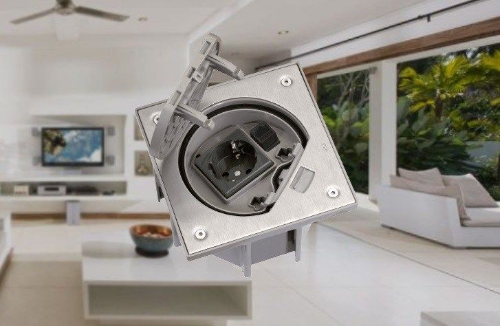 Concealed electrical outlet Unsichtbare Steckdose By Simon Urmet