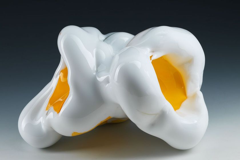 GLASS POP-CORN Sculpture By Concepticon