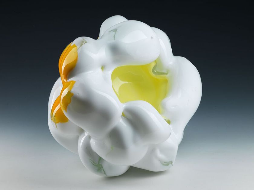 GLASS POP-CORN Sculpture By Concepticon