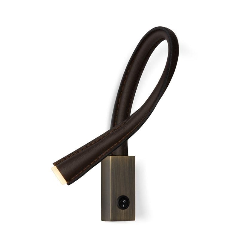 CONTARDI - FLEXILED LEATHER Wall lamp By In Stock | design King & Roselli