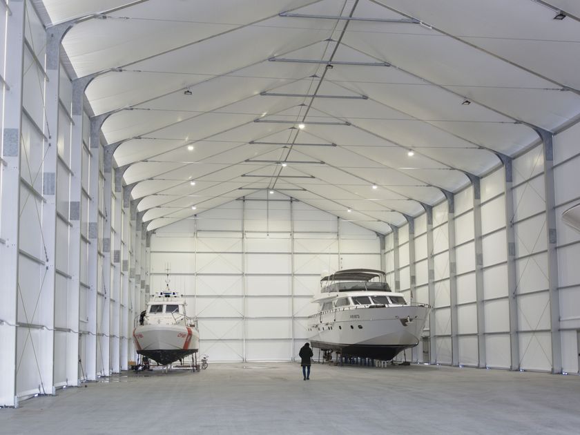 COVERAGE FOR DOCKS & SHIPYARDS Tensoestructura By Cover Technology