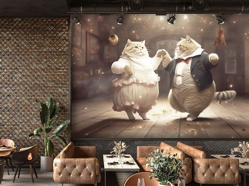 CAT-DANCER Wallpaper By Creativespace