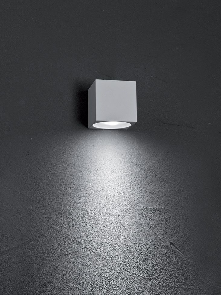 Cube W 1.0 Aplique exterior LED de alumínio By L&L Luce&Light