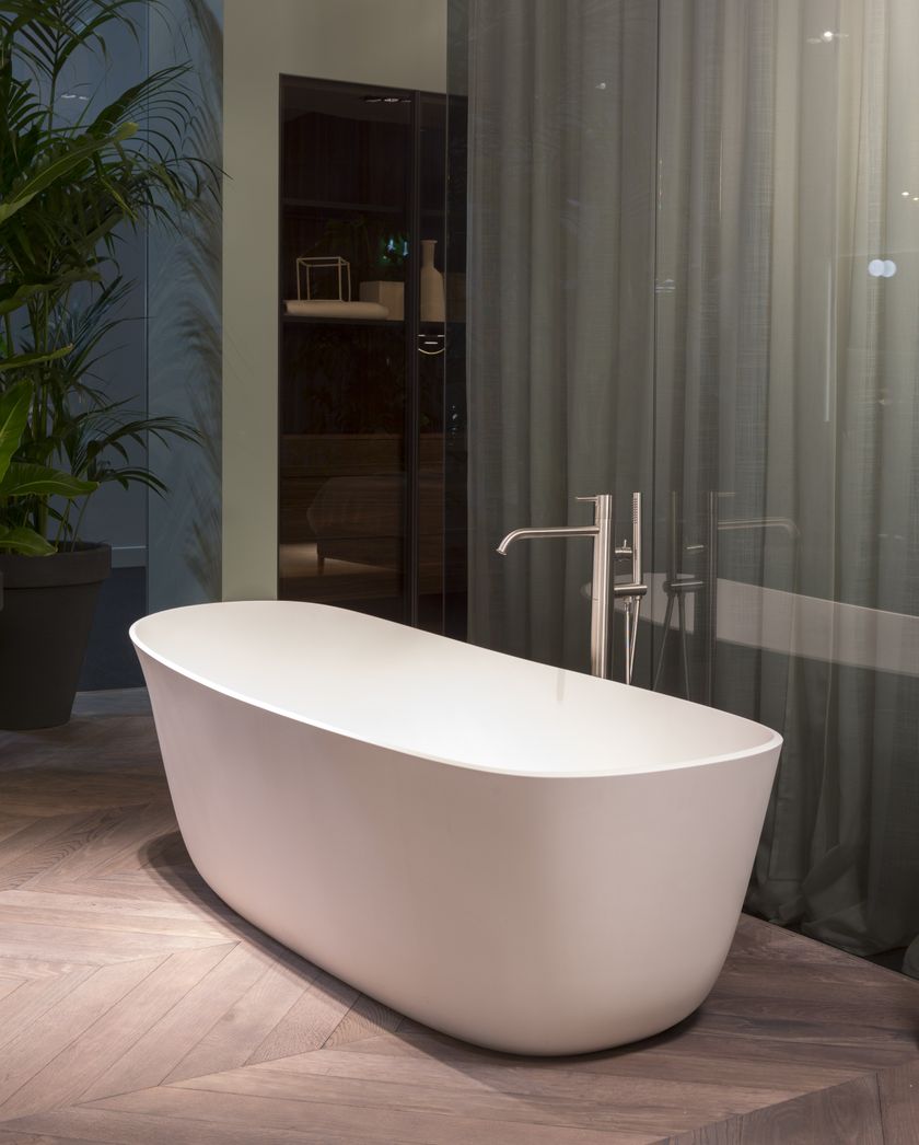 Vasca da bagno centro stanza ovale in Cristalplant® DAFNE By Antonio ...