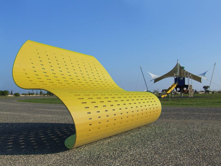 Steel Bench DALI' By LAB23 design GIBILLERO design