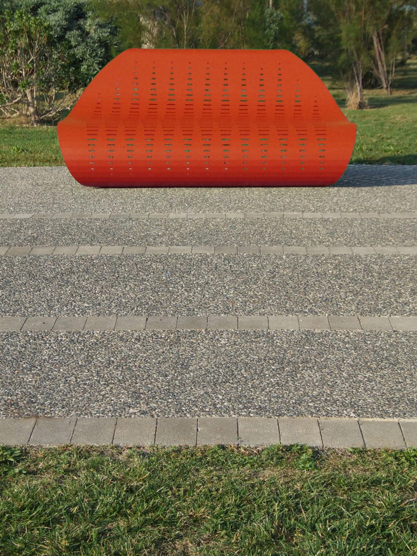 Steel Bench DALI' By LAB23 design GIBILLERO design