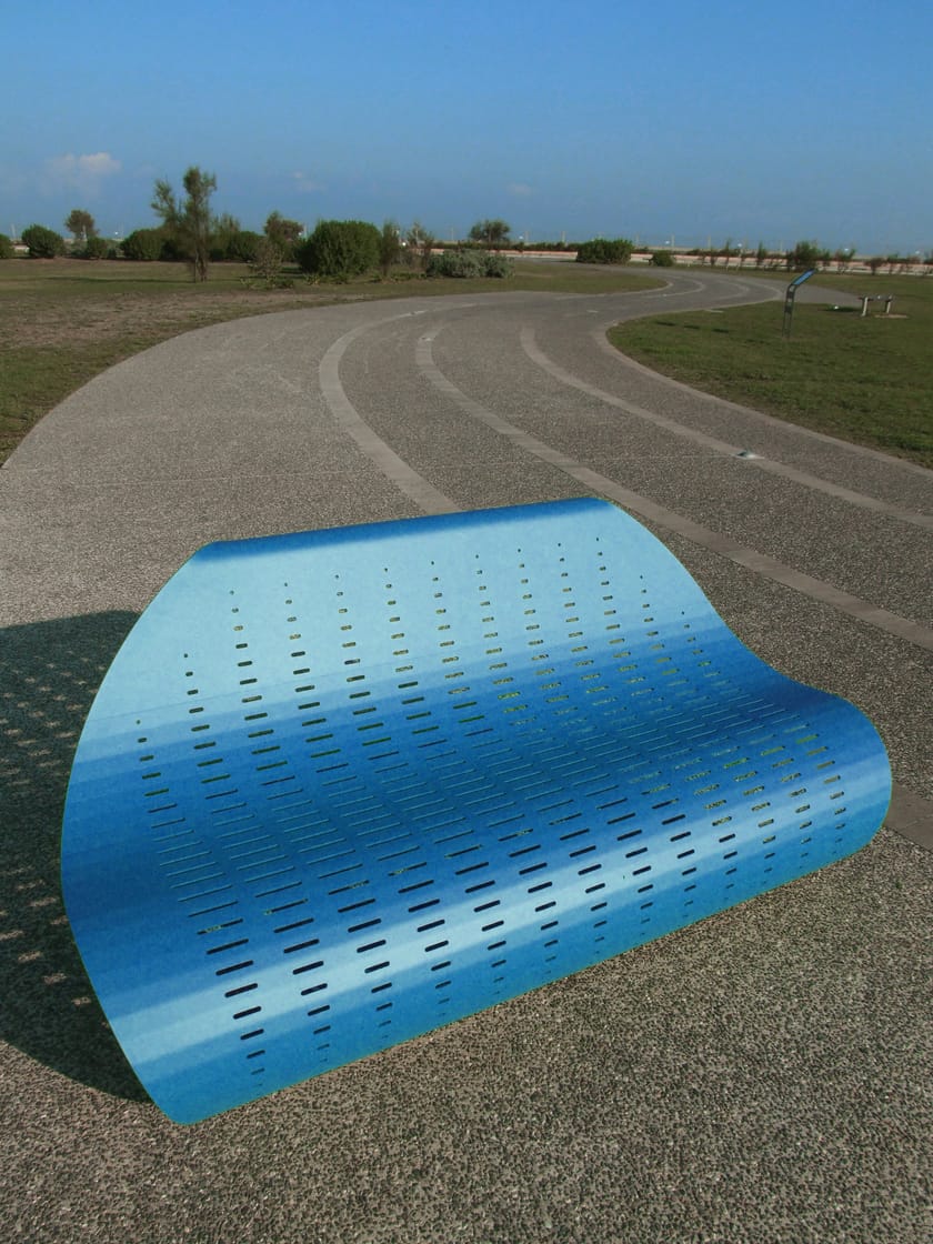 Steel Bench DALI' By LAB23 design GIBILLERO design