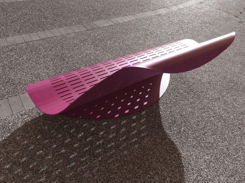 Steel Bench DALI' By LAB23 design GIBILLERO design