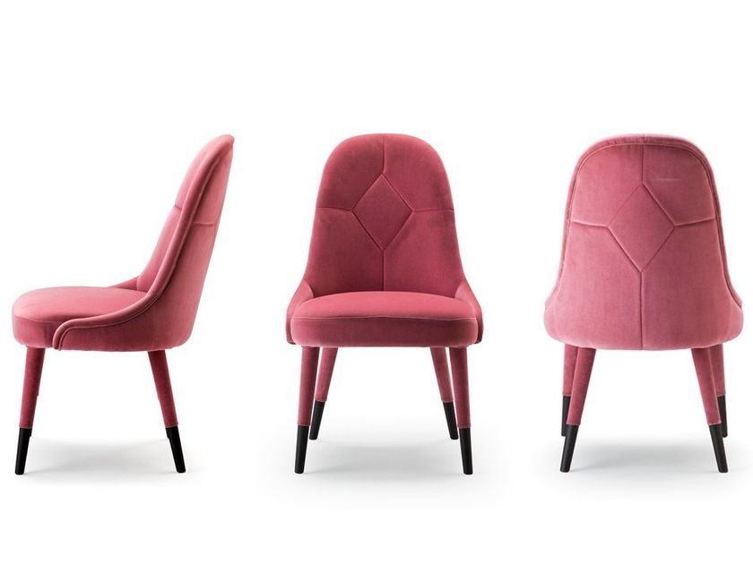 DALIA | Velvet chair DAMA Collection By Prestige