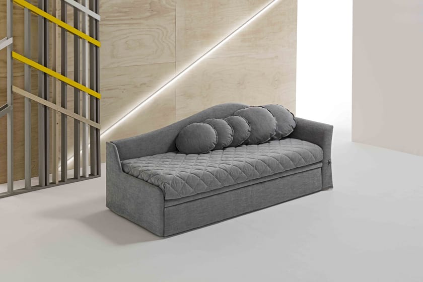 Divano letto sfoderabile in tessuto a 3 posti DALILA Collezione Sofabed ...
