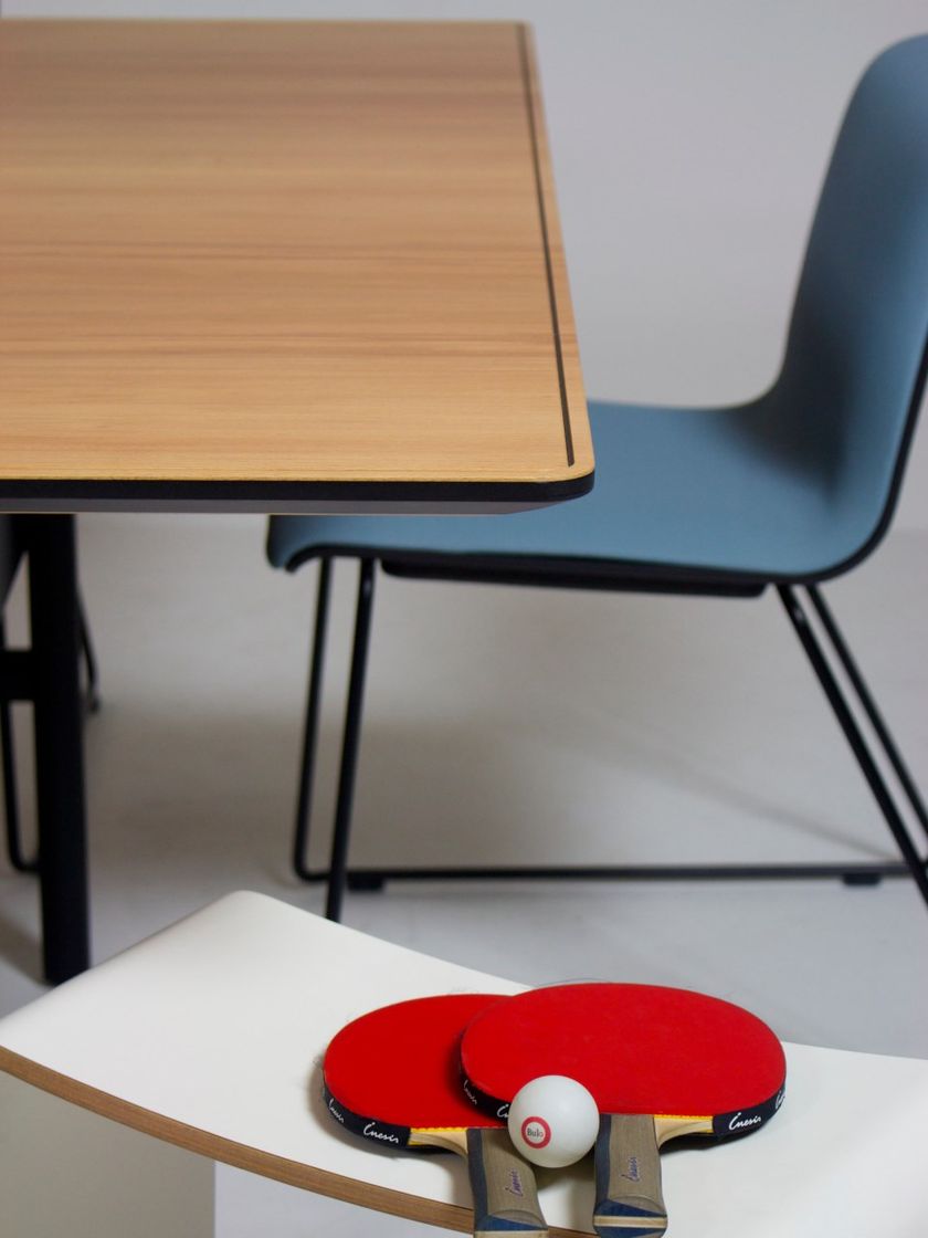 Wooden meeting table / game table DAN By Bulo