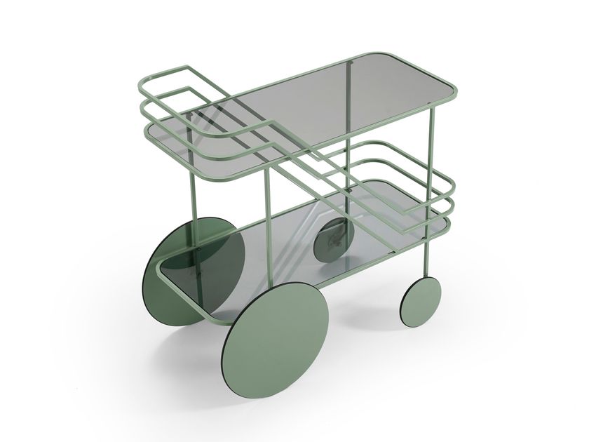 Modern Style Powder coated steel Outdoor trolleys | Archiproducts