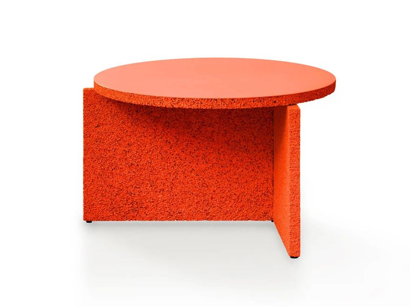 SPONGE Table basse ronde en aluminium anodisé By DANTE - Goods And Bads