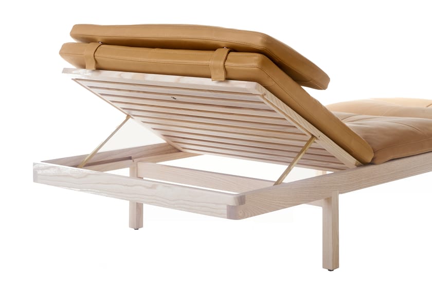 DAYBED Méridienne rembourrée en cuir By BassamFellows | design Craig Bassam