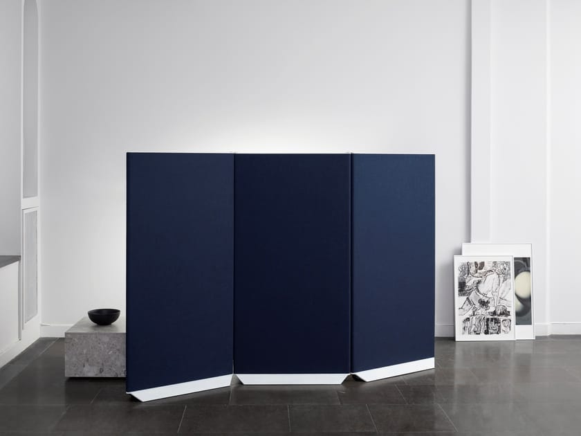Modular fabric workstation screen DB By Abstracta design Thomas Bernstrand