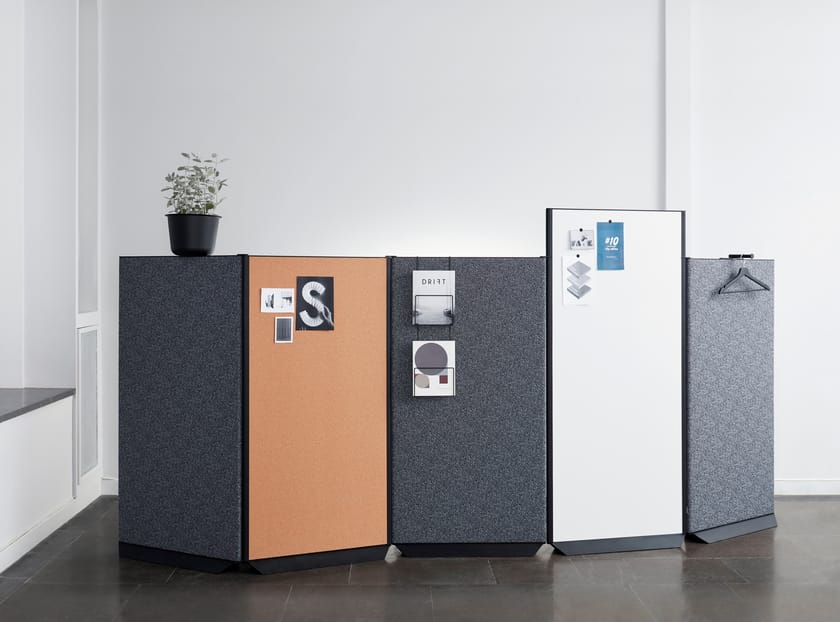 Modular fabric workstation screen DB By Abstracta design Thomas Bernstrand
