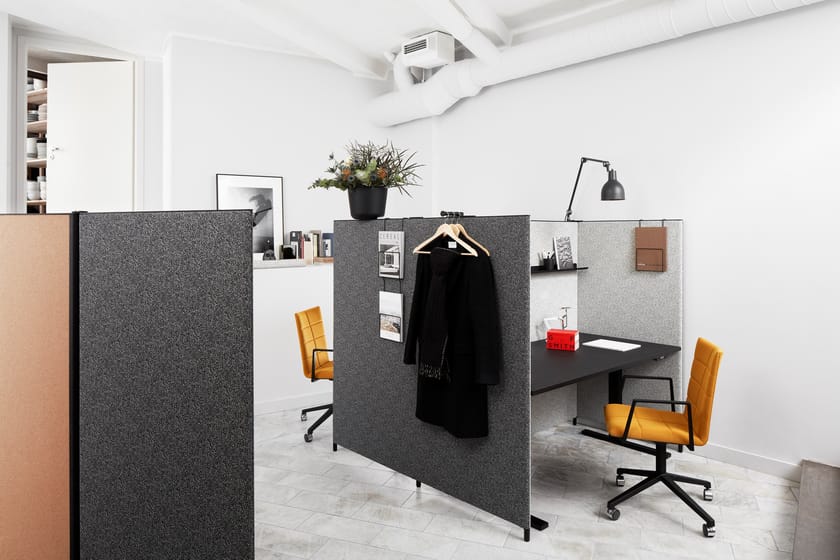 Modular fabric workstation screen DB By Abstracta design Thomas Bernstrand