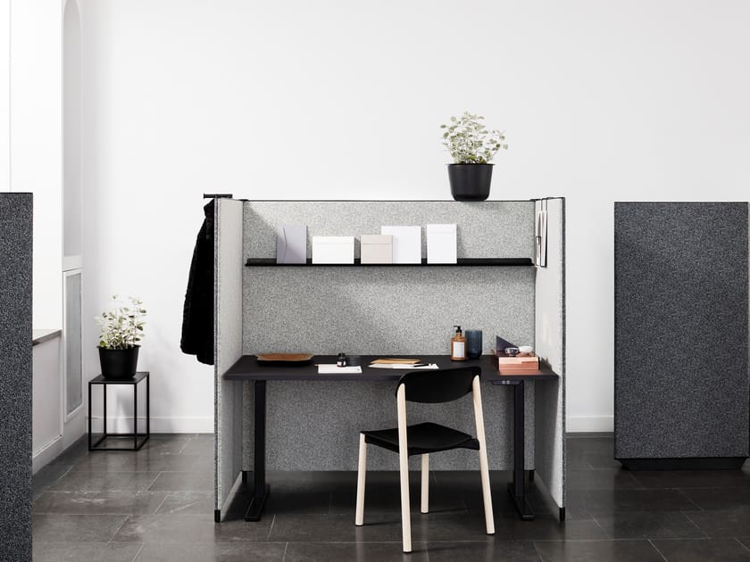 Modular fabric workstation screen DB By Abstracta design Thomas Bernstrand