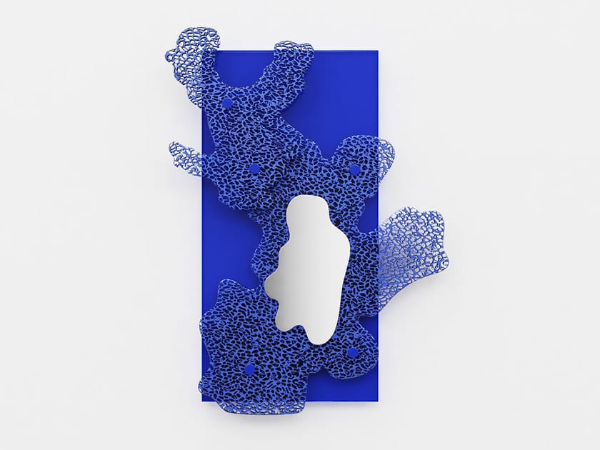 BLUE WALL PANEL 100X50 FULL BLEED Metal Decorative panel By DBE.FURNITURE