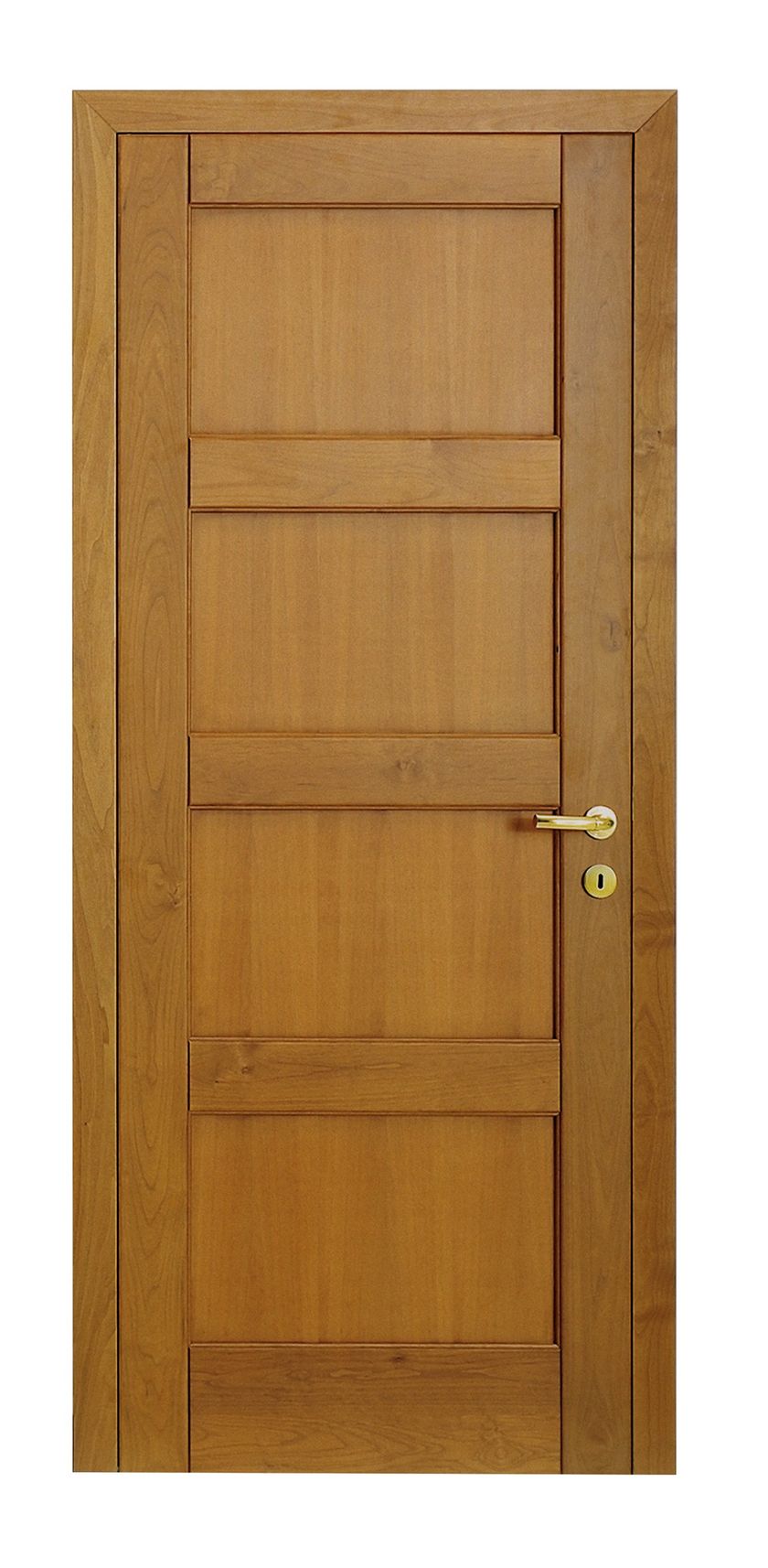 Puerta batiente de madera maciza DE SIMONE Colección Massello ...