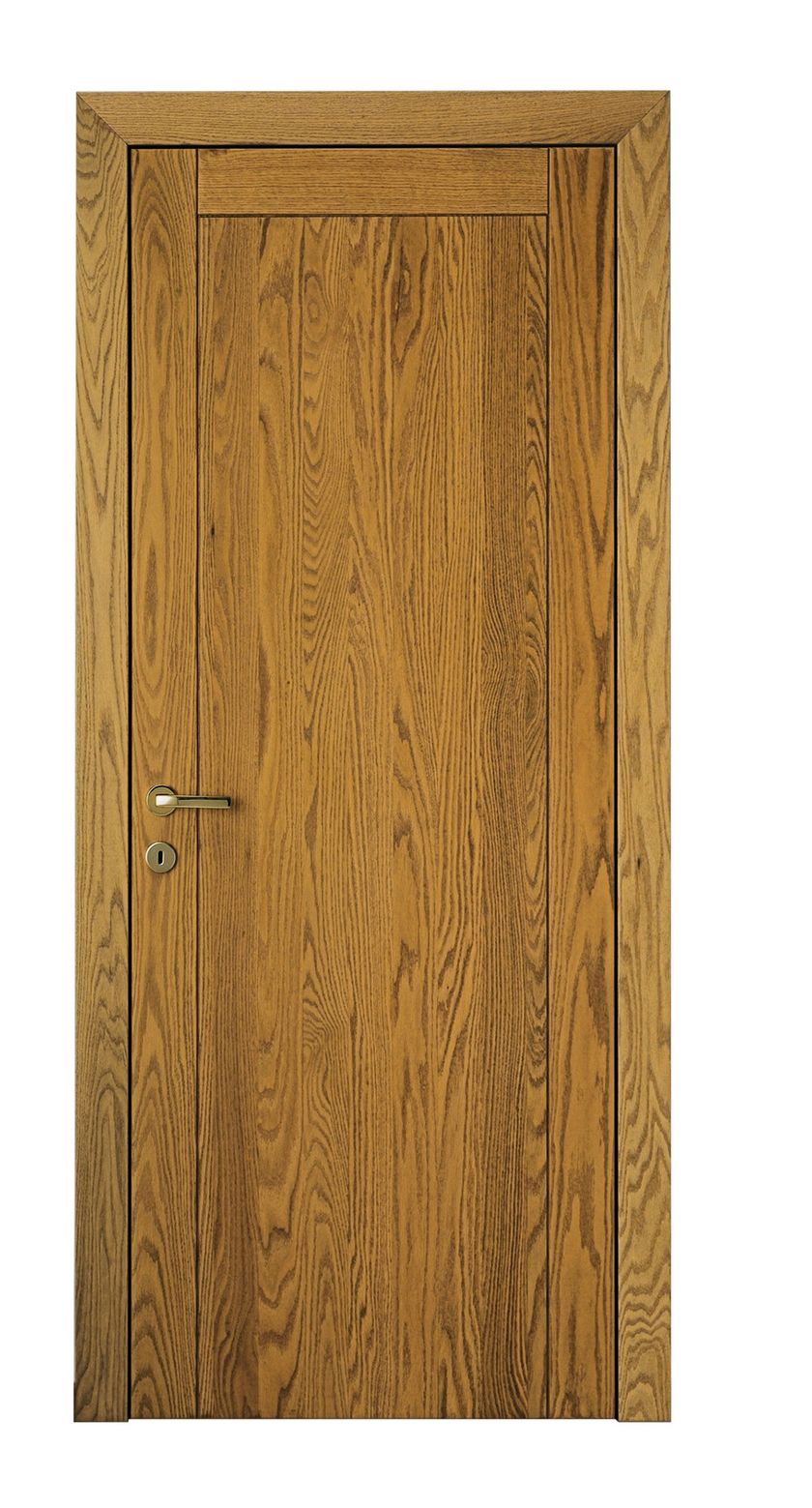 Puerta batiente de madera maciza DE SIMONE Colección Massello ...