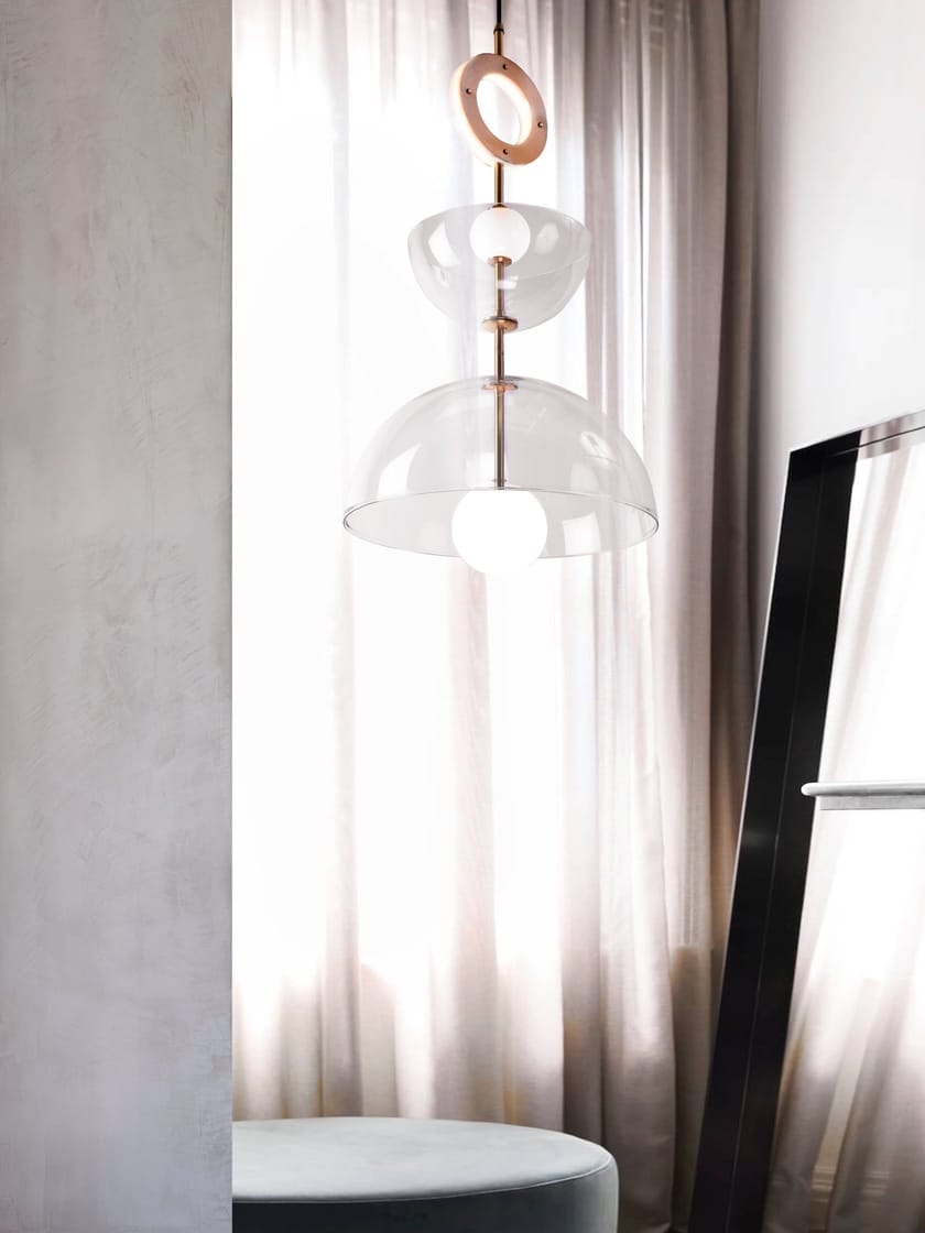 DECO CHANDELIER 3A pendant lamp By Marc Wood Studio design Marc Wood