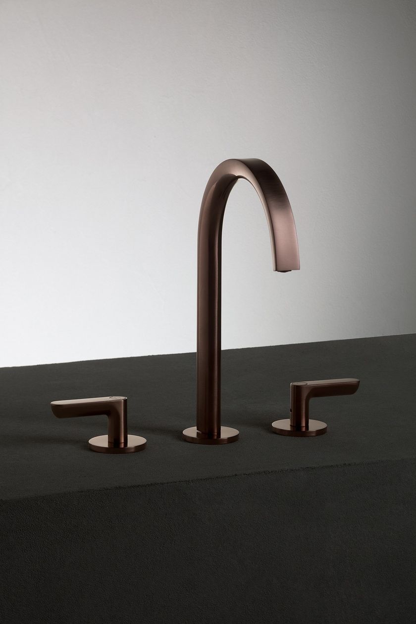 3 hole chromed brass washbasin tap ICONA DECO Icona Deco Collection By ...