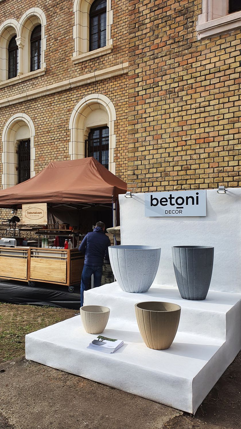 DECOR L Pot de fleurs By Betoni