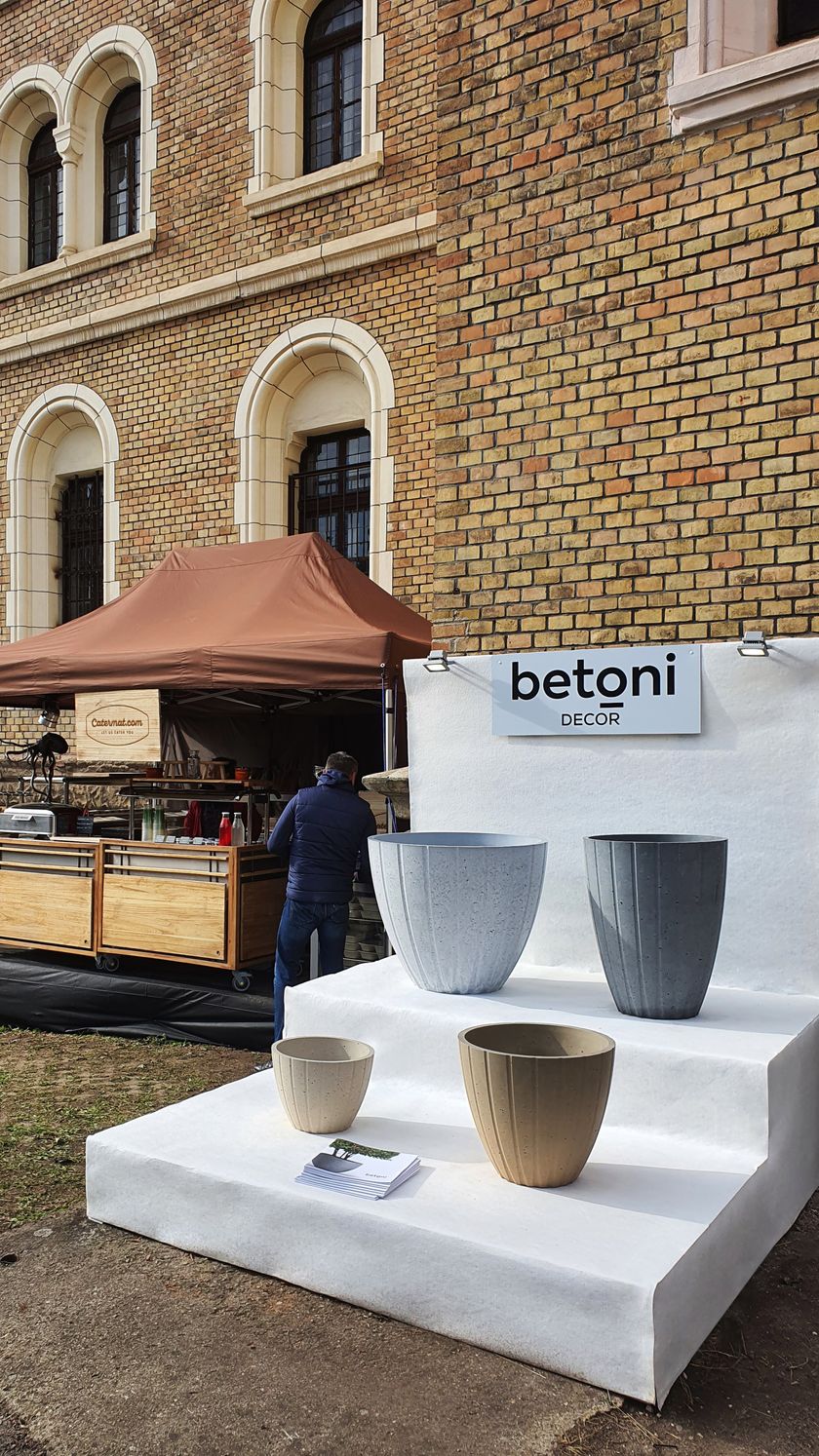 DECOR M Pot de fleurs By Betoni