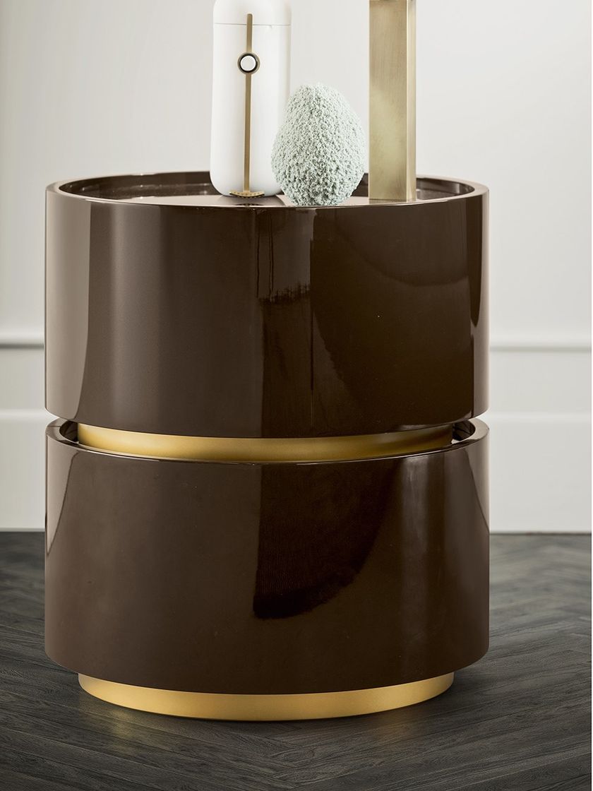 DEDALO Bedside table with drawers By PIANCA