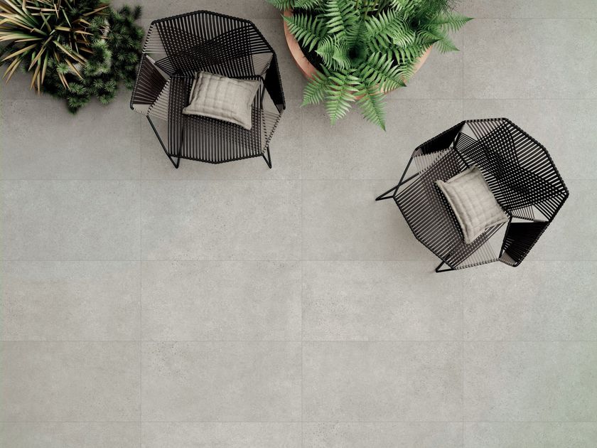 Indoor/outdoor porcelain stoneware wall/floor tiles with stone effect ...